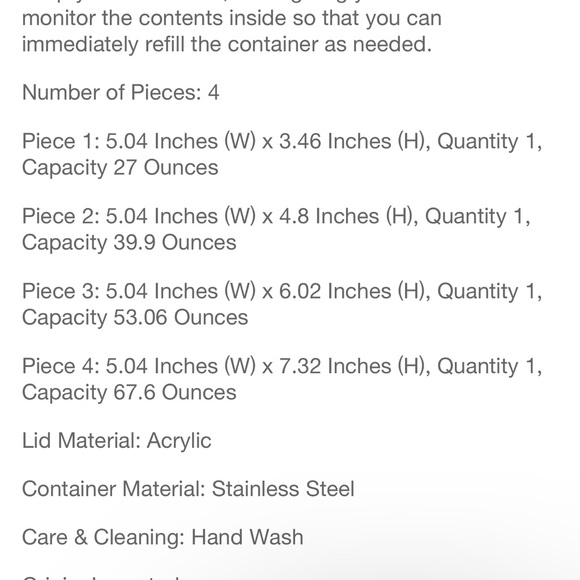 Threshold | Storage & Organization | Threshold Canister Set 4 Pack ...